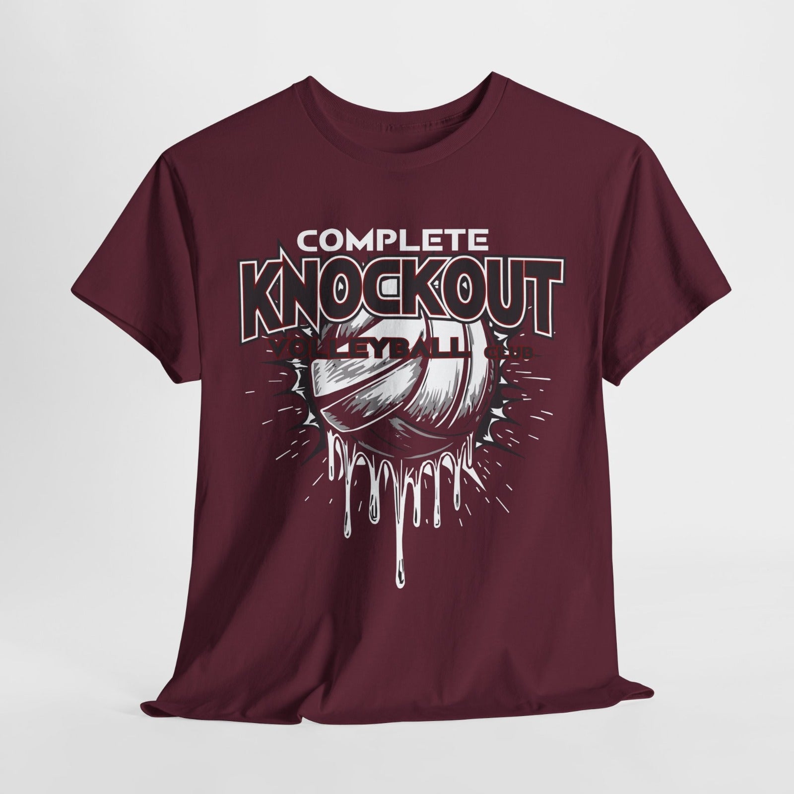 Complete Knockout Maroon Apparel Volleyball – Westfield Graphics